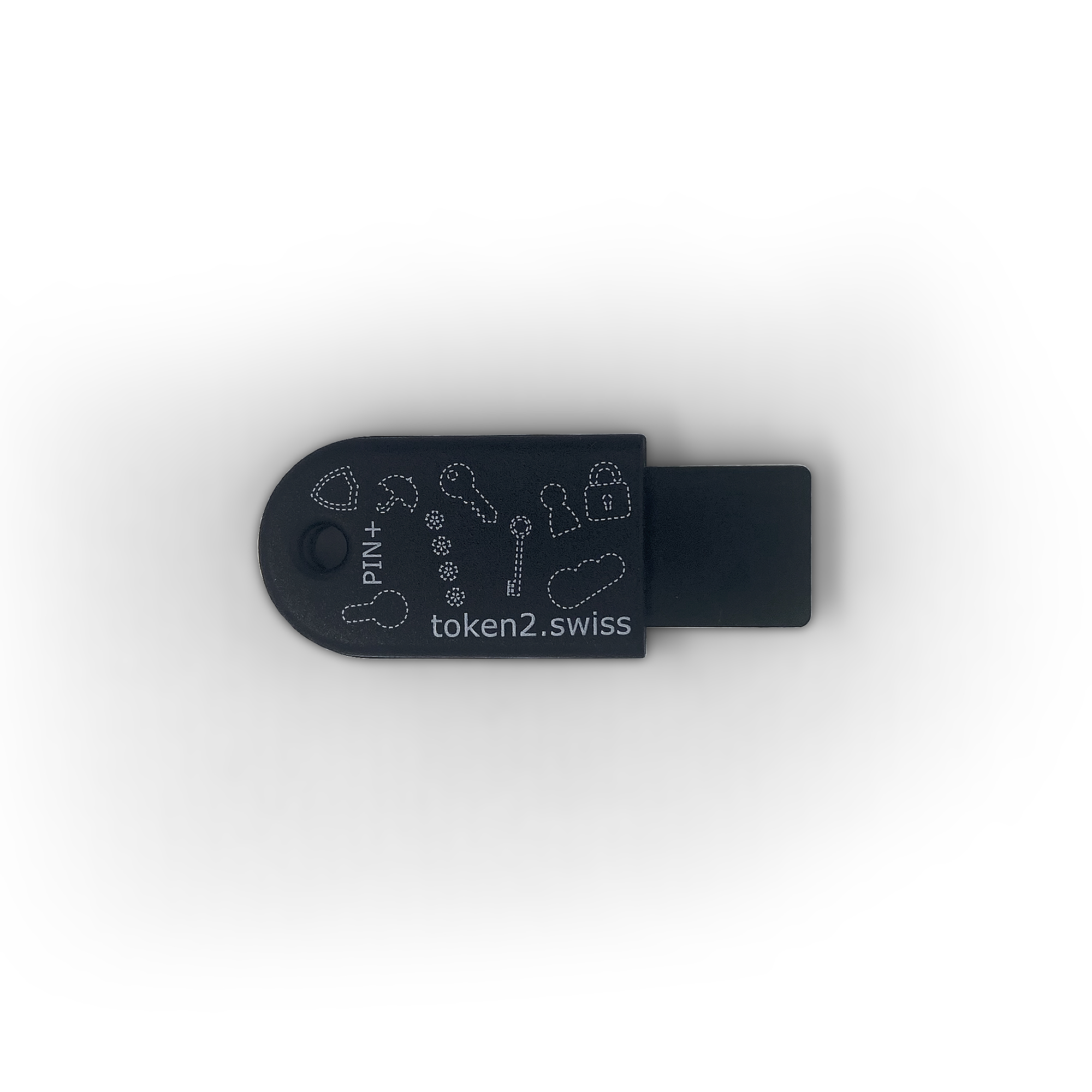 Token2 Token2 T2f2 Nfc Slim Pin Fido2 U2f And Totp Security Key With Pin Complexity Feature