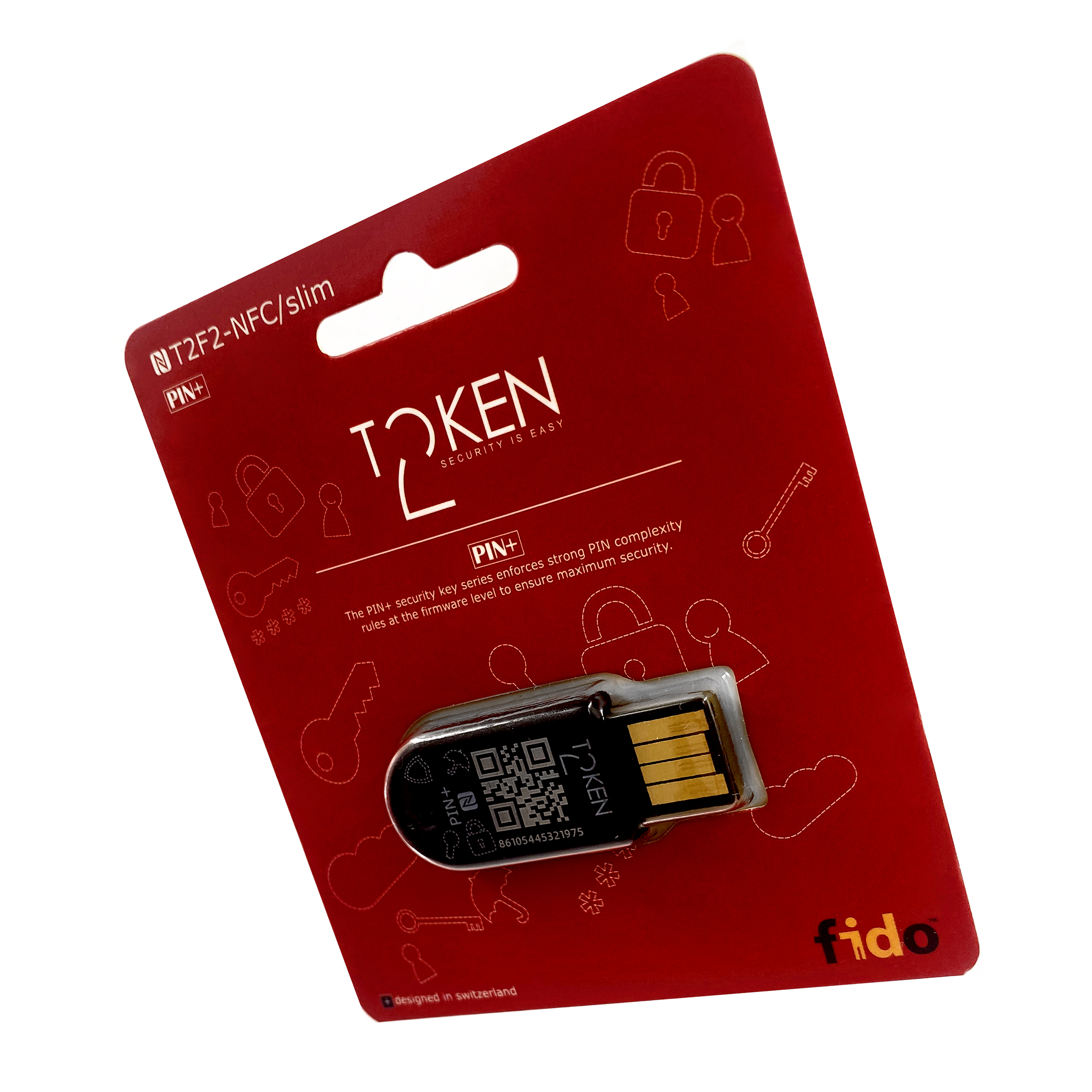 Token2 | Token2 T2F2-NFC-Slim PIN+ FIDO2, U2F and TOTP Security Key ...