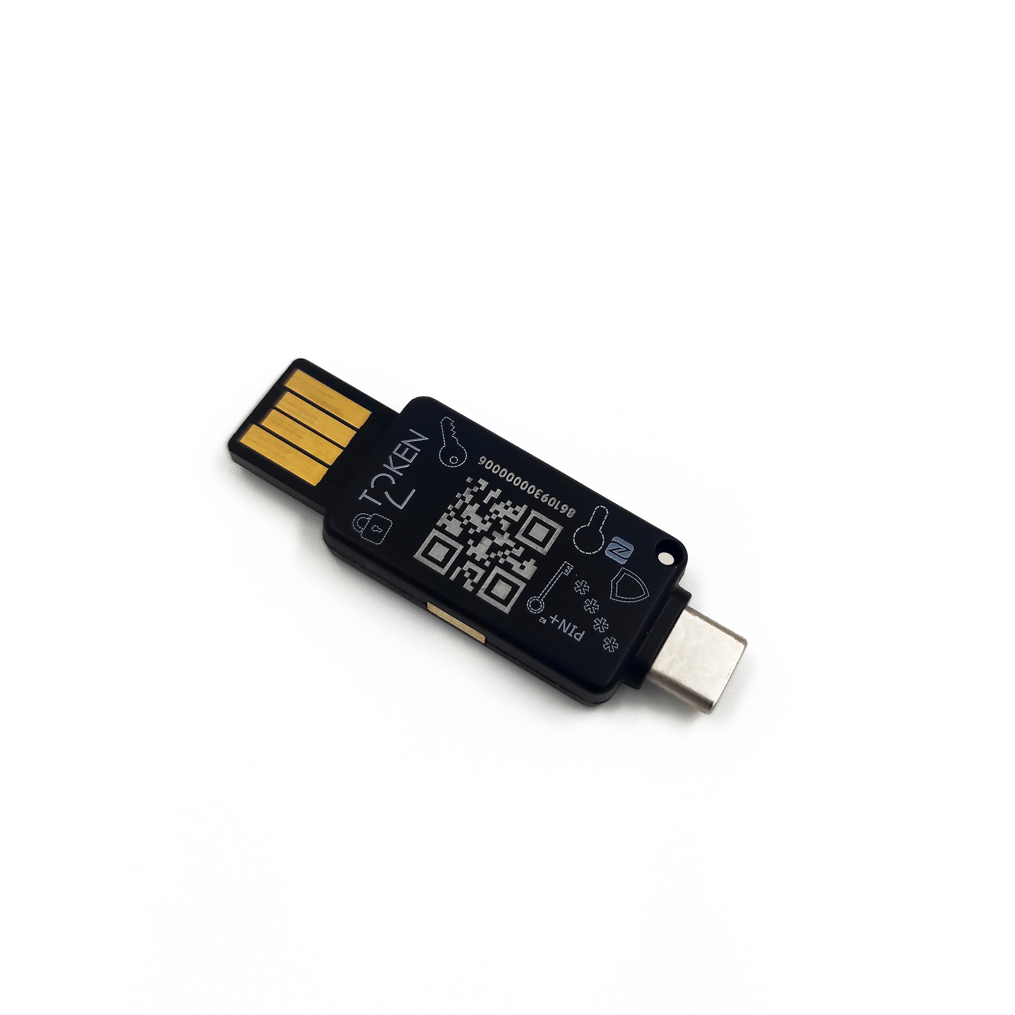 Token2 | Token2 T2F2-PIN+/Dual Release2 FIDO2, U2F and TOTP Dual-Port ...